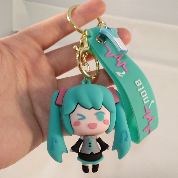 Accessories | Hatsune Miku Key Chain Key Ring Music Character Figurine ...